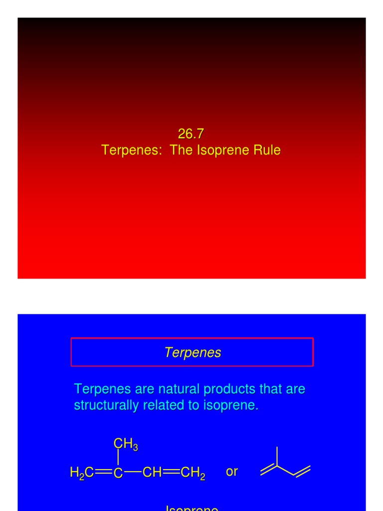 Terpenes Pdf Biosynthesis Organic Chemistry