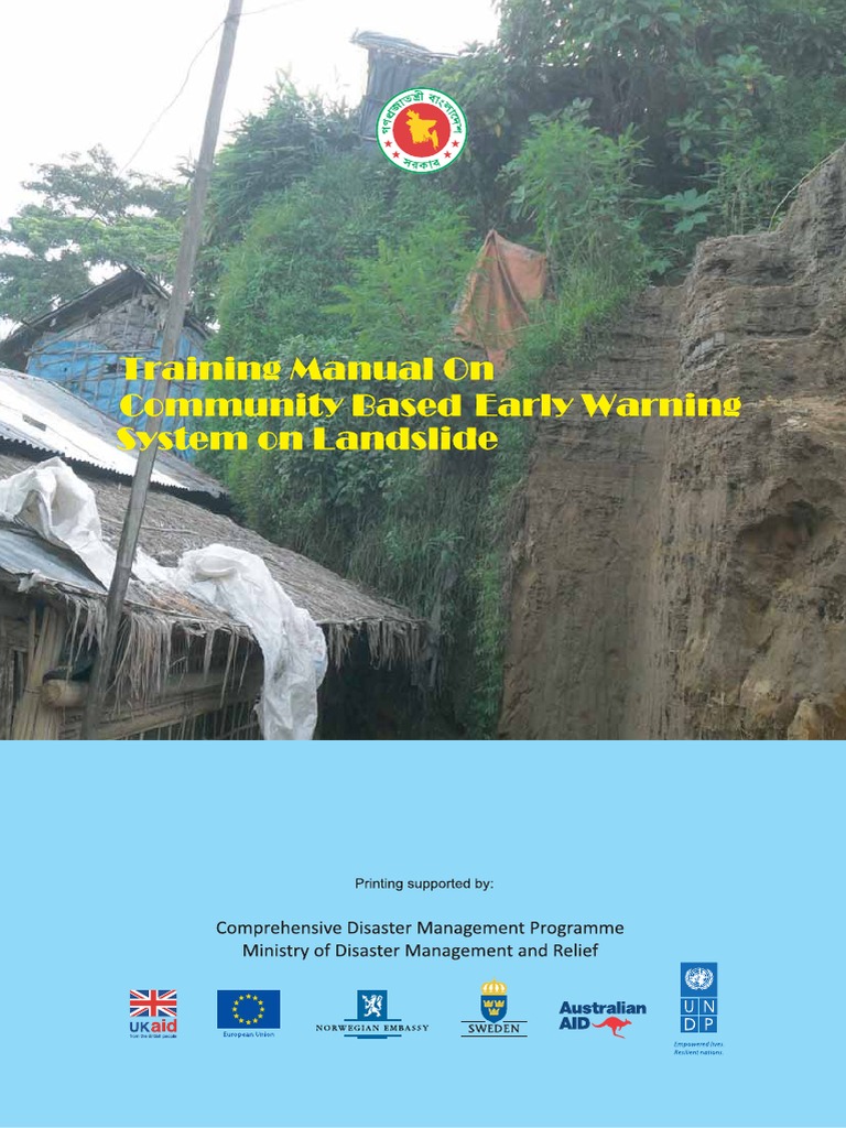 Training - Training Manual On Community Based Early Warning System On ...