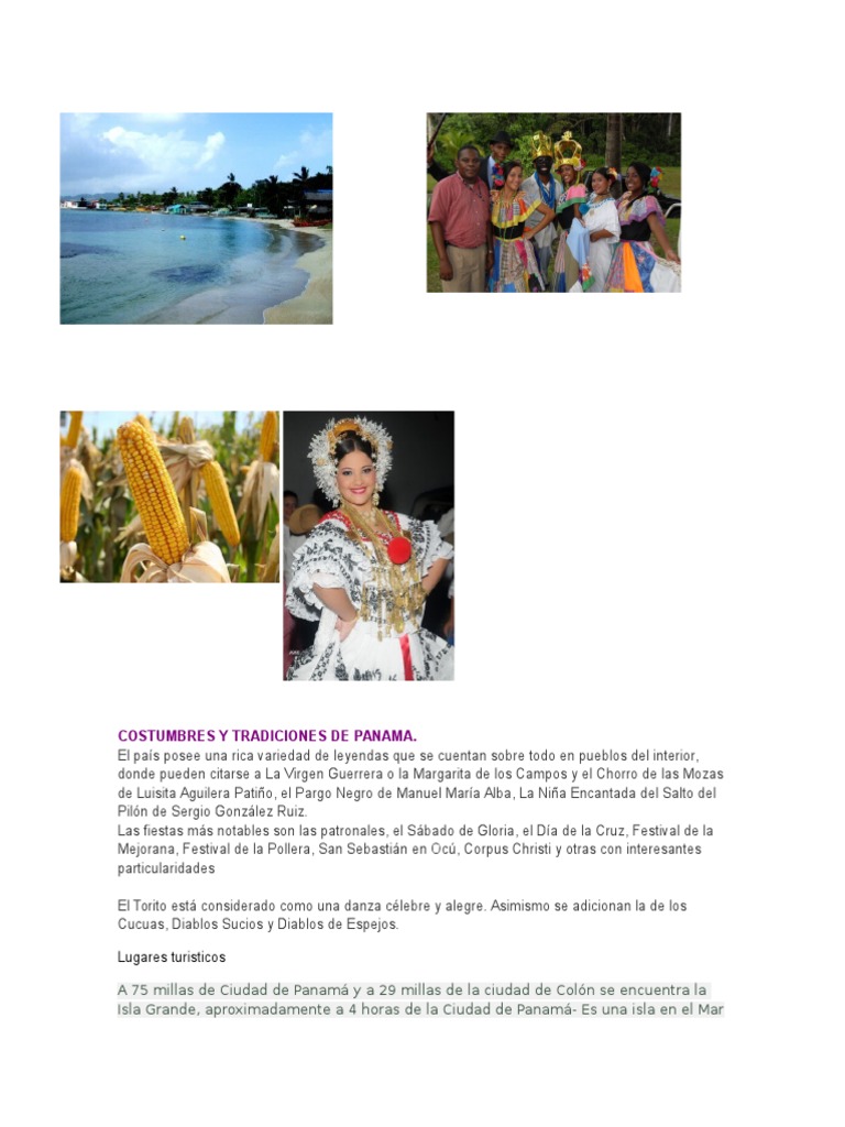 Costumbres y Tradiciones de Panama | PDF