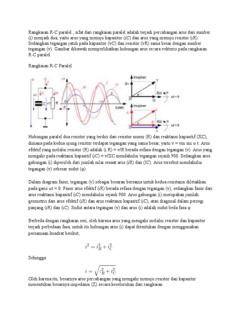 Rangkaian R-C Paralel | PDF