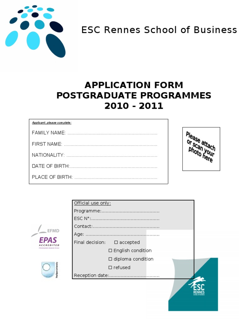 ESC Rennes School of Business | PDF | University And College Admission ...