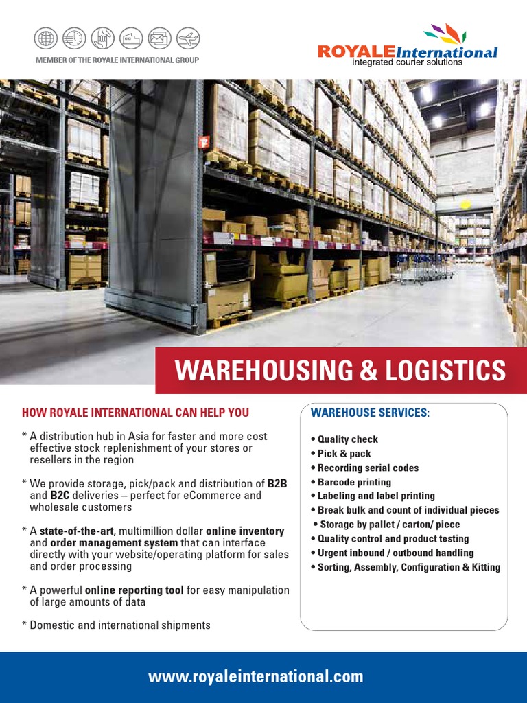 InfoSheet AUMEL23012014 | PDF | Warehouse | Logistics