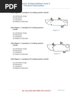 UT Level II General Questions | PDF | Waves | Ultrasound