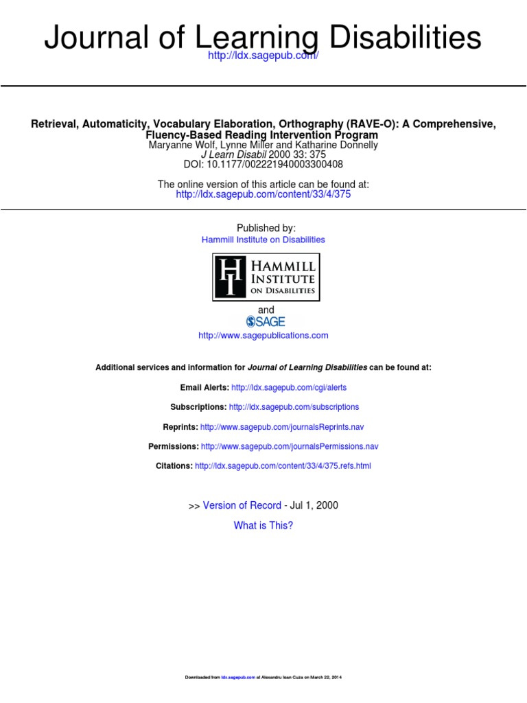 Rave o | PDF | Reading (Process) | Reading Comprehension