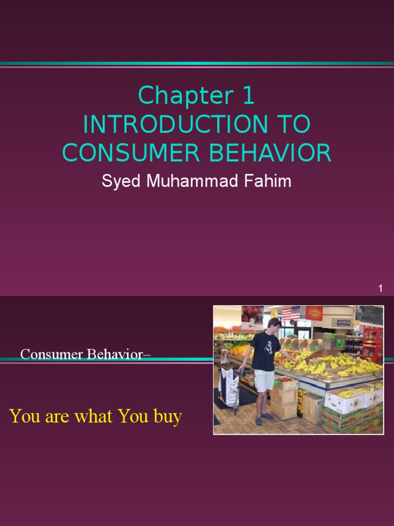 Understanding Consumer Behavior: An Introduction to the Factors ...
