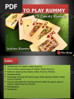Rummy Rules PDF | PDF | Rummy | Tabletop Games