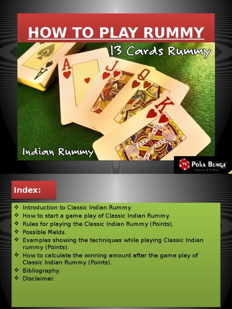 How to Play Classic Indian Rummy | Rummy | Playing Cards