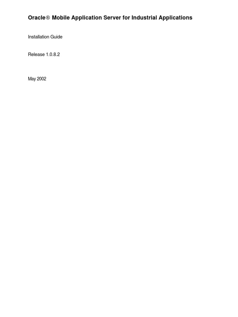 Mobile Application Server For Industial Apps | PDF | Port (Computer ...
