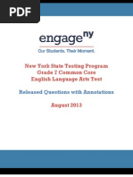New York State Testing Program Grade 5 English Language Arts Test | PDF ...