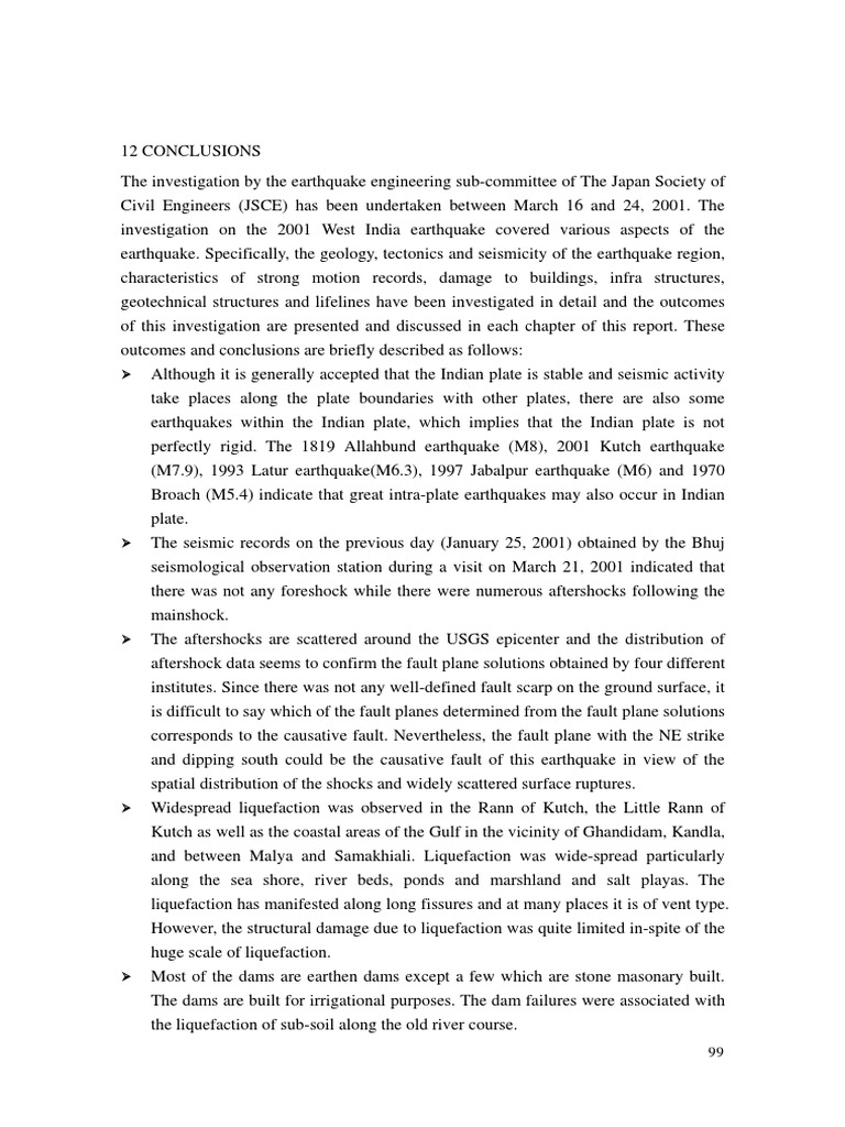12 Conclusions | PDF | Earthquakes | Fault (Geology)
