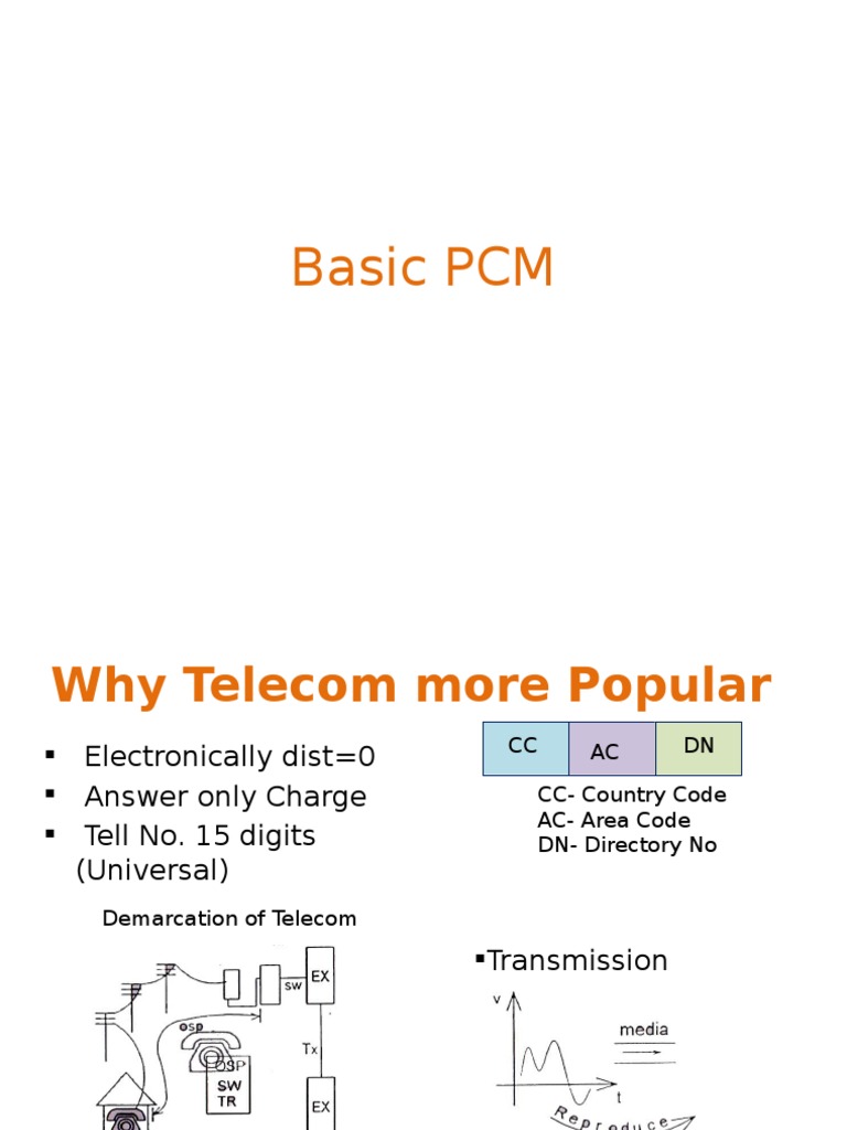 3basic PCM | PDF | Telecommunications Engineering | Signal Processing