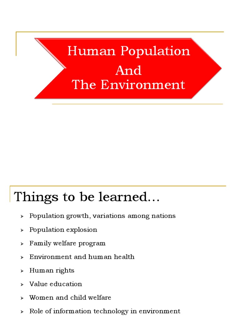 7 Human Population and the Environment | Human Overpopulation ...