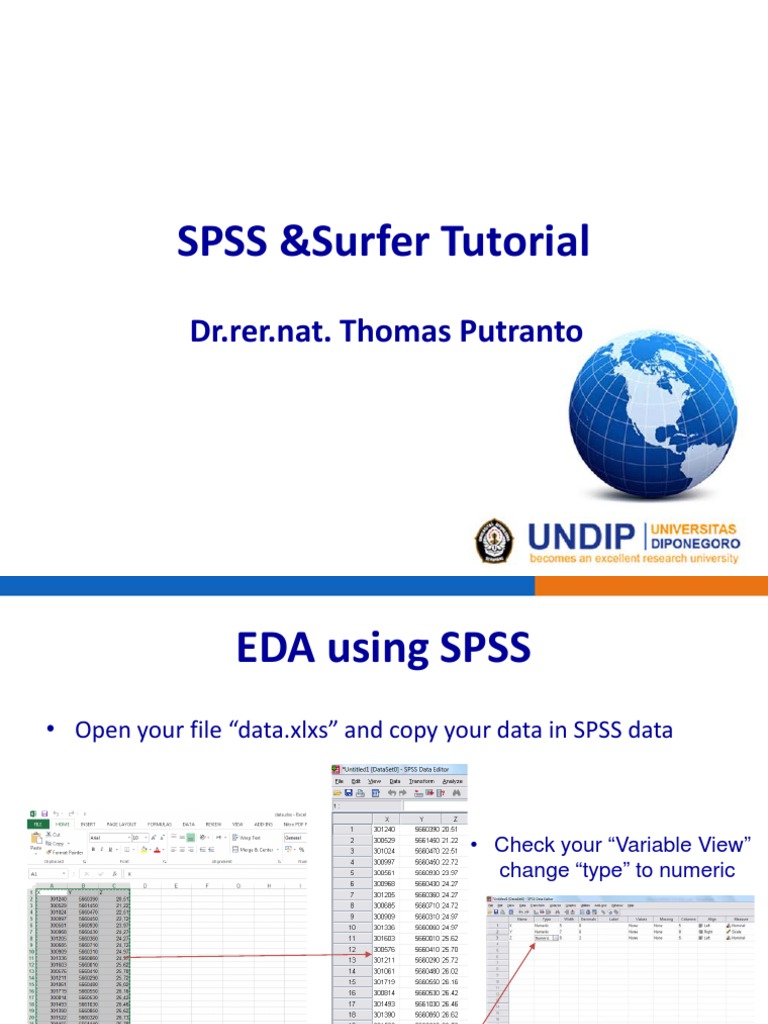 Spss & Surfer Tutorial | PDF | Spss | Interpolation