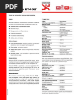 Fosroc Nitocote EP405 TDS | PDF | Concrete | Epoxy