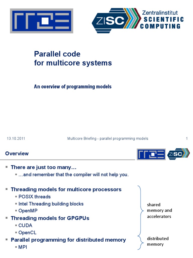 Multicore Code Entwicklung | PDF | Graphics Processing Unit | Parallel Computing