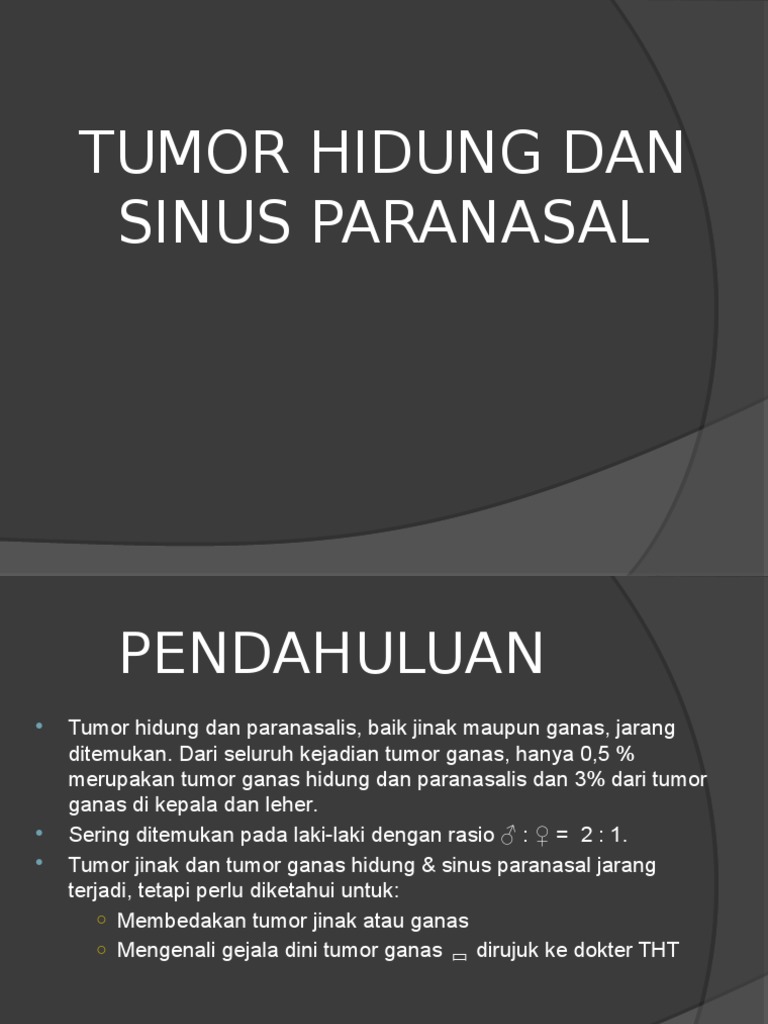 Tumor Hidung Dan Sinus Paranasal | PDF