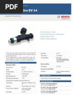 Bosch Motorsport - HP Injection Valve HDEV 5.2 | PDF | Fuel Injection ...