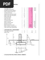 Sizing Calculations of Thrust Blocks | PDF | Geotechnical Engineering | Pressure