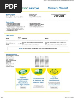 Cebu Pacific Flight Itinerary Sample | PDF | Aviation | Business