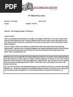 Sample Observation Notes 1 | PDF | Differentiated Instruction | Teachers