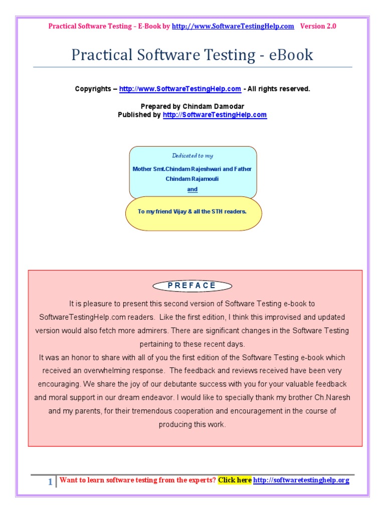 Practical Software Testing - Ebook PDF | PDF | Software Testing ...