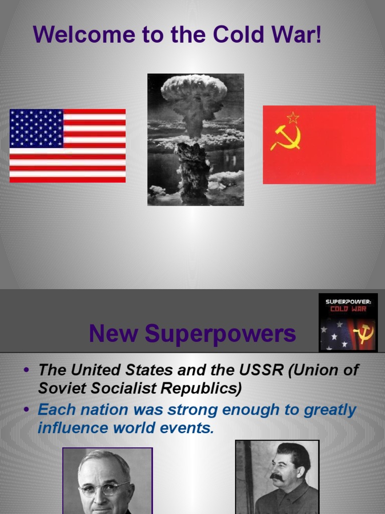 4 1 Cold War Begins | PDF | History