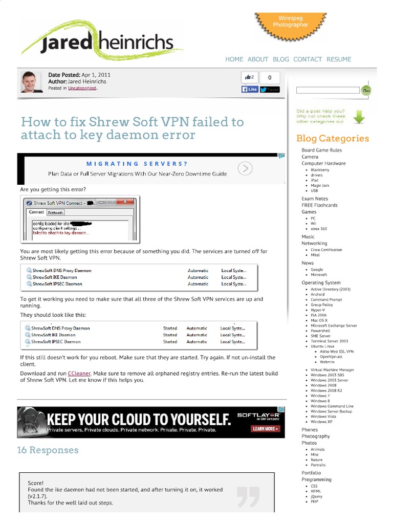 VPN Access Manager - How To Fix Shrew Soft VP... Error - Jared ...