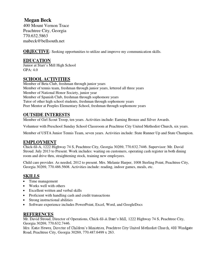 Resume For WBL | PDF | Sports & Recreation