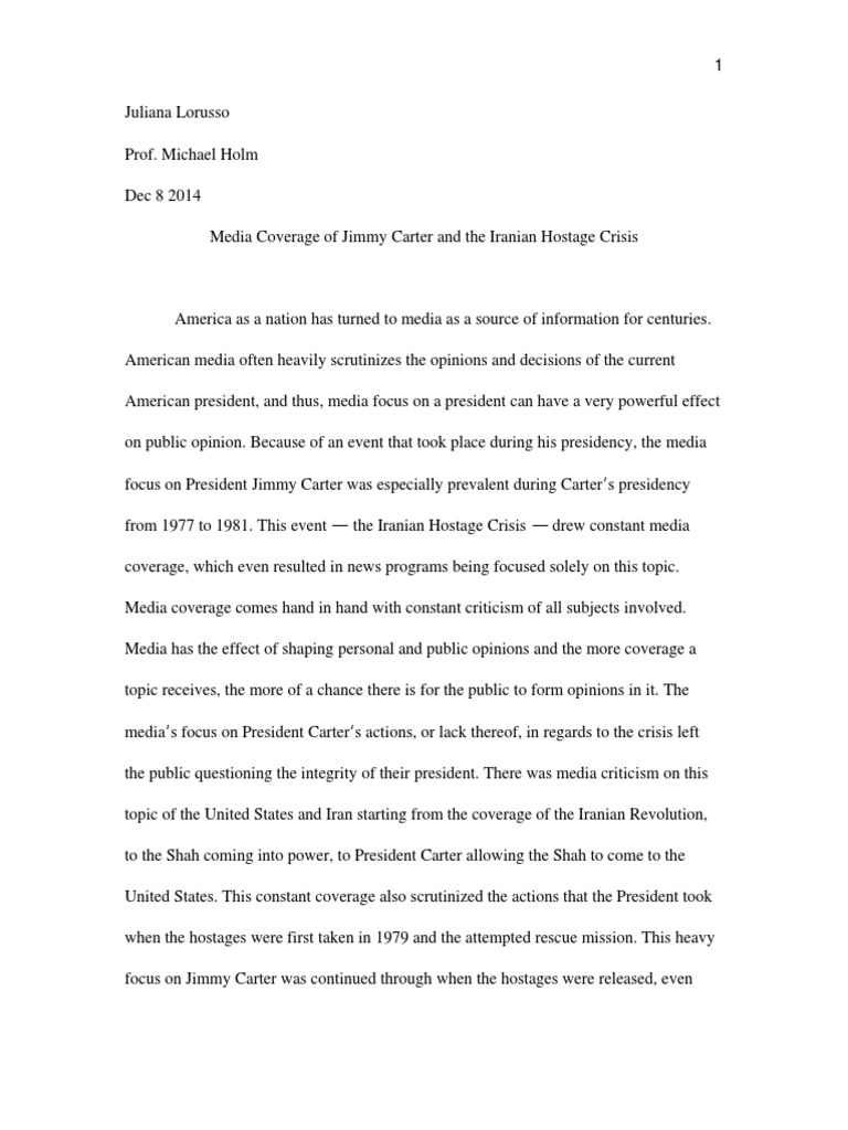 Iranian Hostage Crisis | PDF | Jimmy Carter | Government
