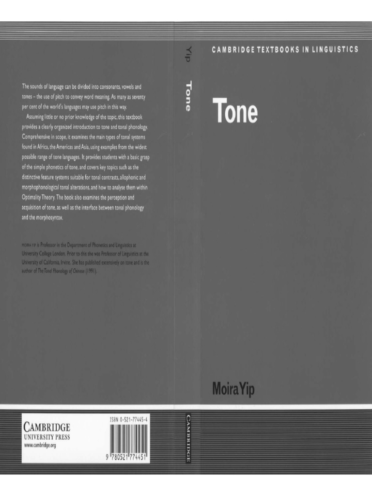 Moira Yip (2002) - Tone | PDF