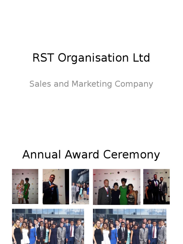 RST Organisation - Award Ceremony | PDF | Business