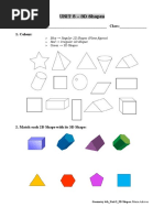 Printable 3D Shape Nets Resource | PDF