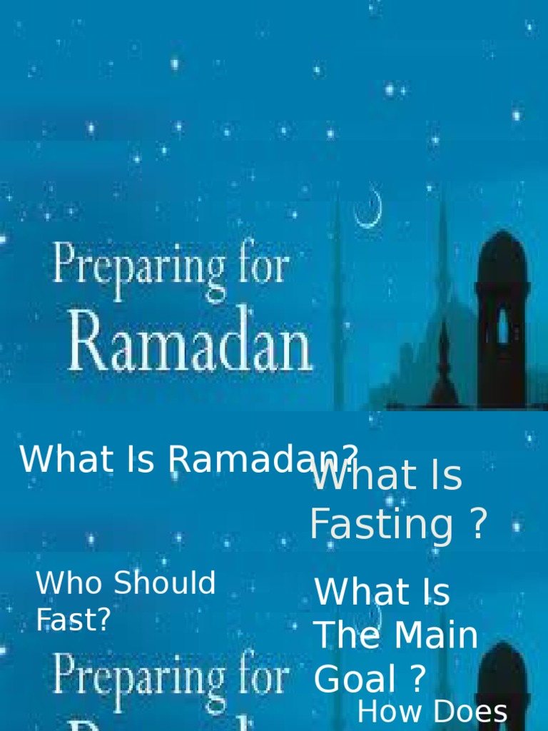 Ramadan Power Point Presentation | PDF | Ramadan | Fasting