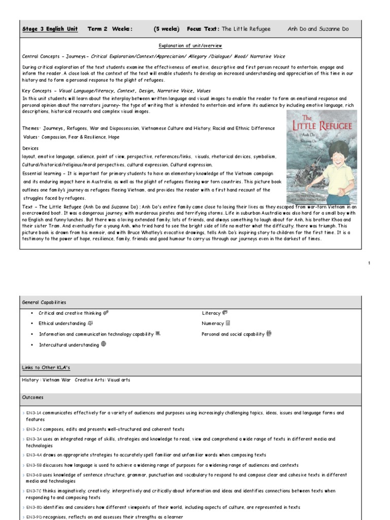 English - The Little Refugee-2 | PDF | Narrative | Narration