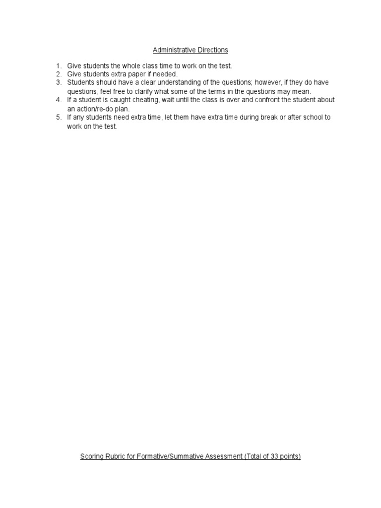Scoring Rubric For Summative Assessment | PDF | Poetry | Argument