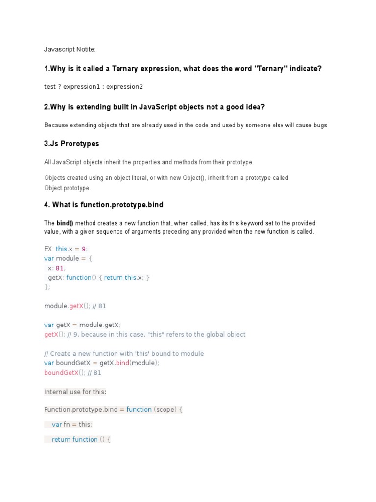 1.why Is It Called A Ternary Expression, What Does The Word "Ternary ...