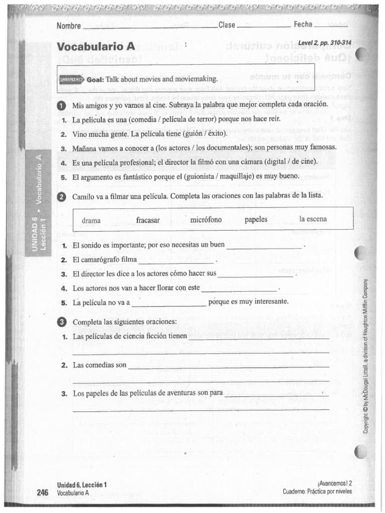 Unit 6 Lesson 1 Ws | PDF