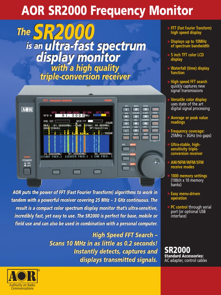 SR 2000 | PDF | Hertz | Computer Monitor