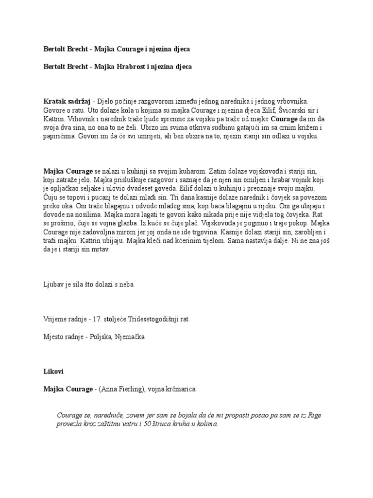 Bertolt Brecht | PDF