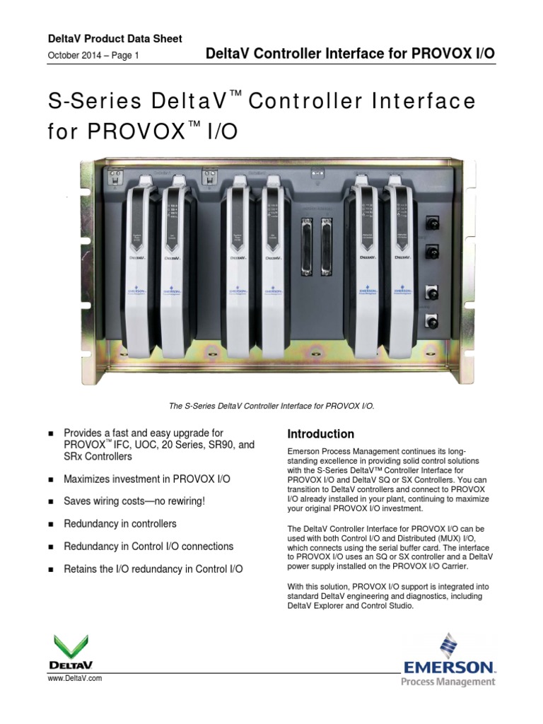 PDS S-Series Controller Interface PROVOX IO | PDF | Input/Output ...