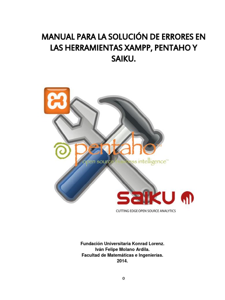 Manual Pentaho Saiku y XAMPP PDF | PDF | máquina virtual de Java | Java (lenguaje de programación)