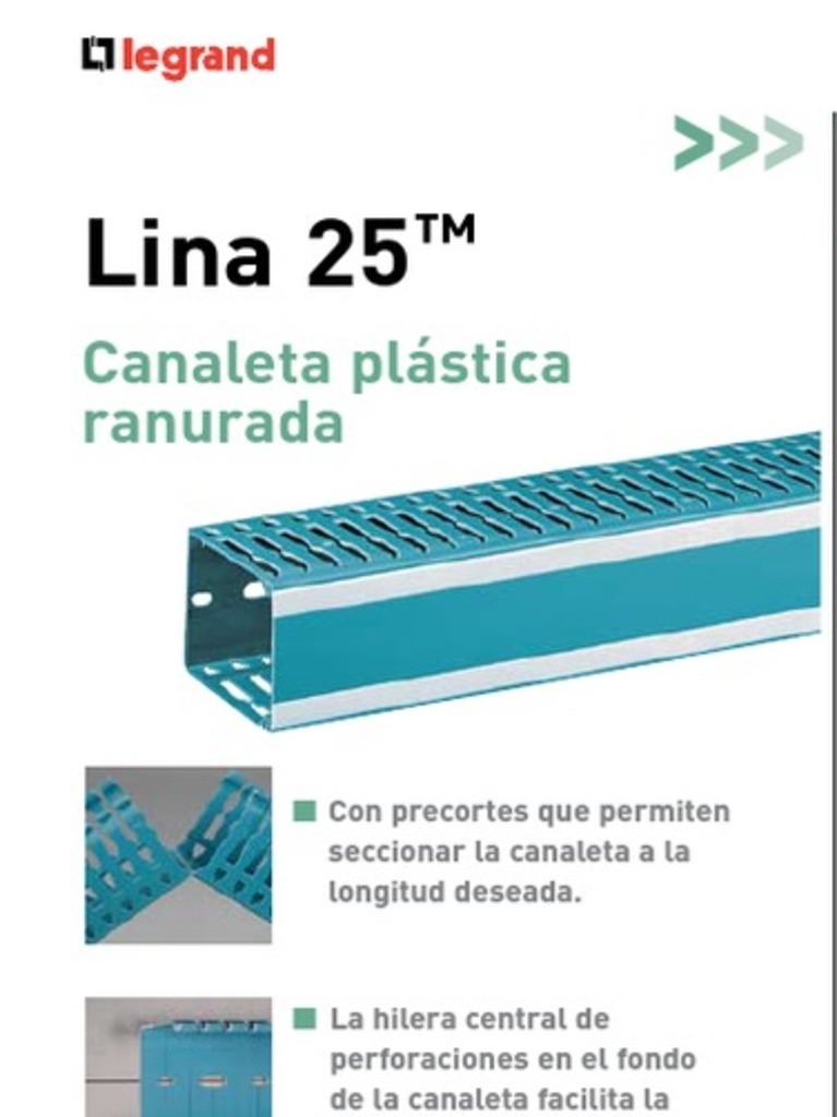 Canaleta Lina 25 Legrand Cat 09 Xi Pdf