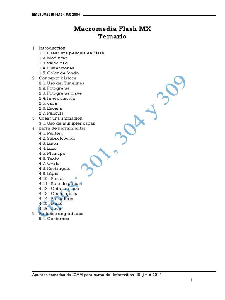 Manual de Macromedia Flash MX 2004 | PDF | Point and Click | Animación