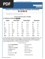 French Verb Tense Cheat Sheet | PDF | Perfect (Grammar) | Language ...