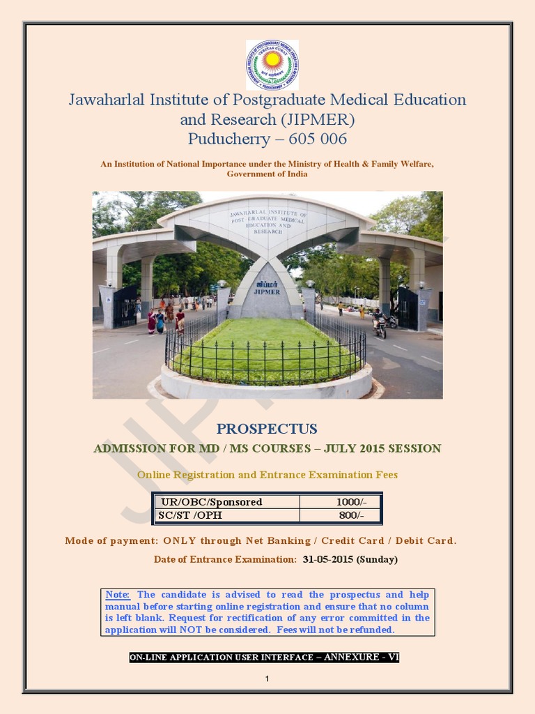 Prospectus MDMSJULY2015 | PDF | Medicine | Health Care