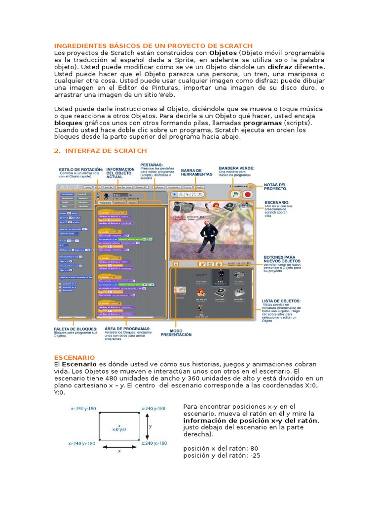 Teoria Manual Scratch | PDF | Scratch (lenguaje de programación) | Programa de computadora
