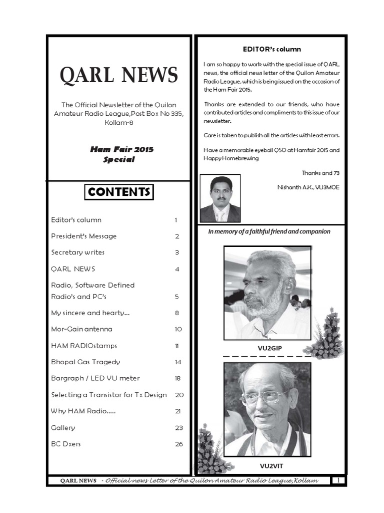 Qarl News | PDF | Software Defined Radio | Amplifier