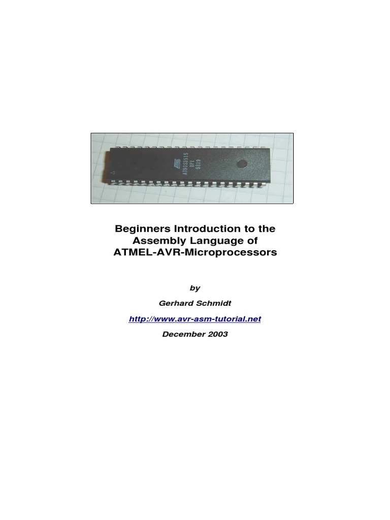 AVR Assembler Tutorial | PDF | Assembly Language | Binary Coded Decimal