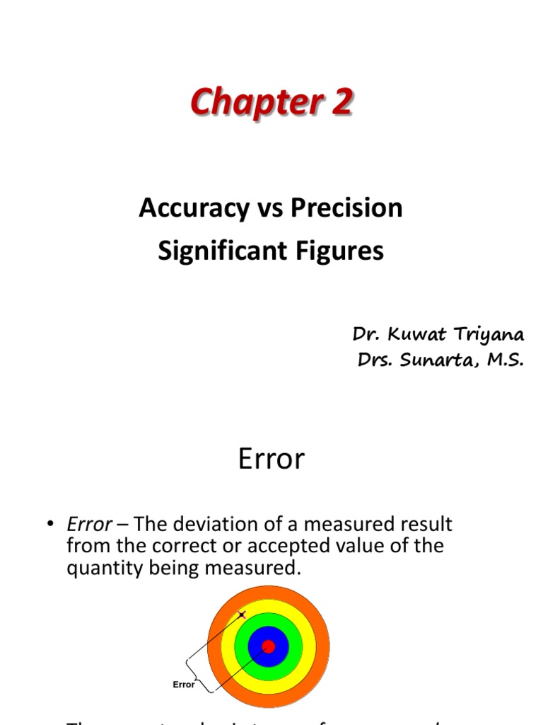 chapter2MPF2012 PDF | PDF | Accuracy And Precision | Significant Figures