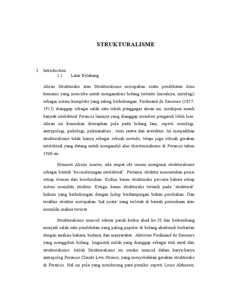 Strukturalisme | PDF